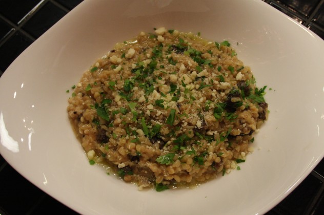 Morel Mantarlı Bulgur Risotto – Arda'nın Mutfağı